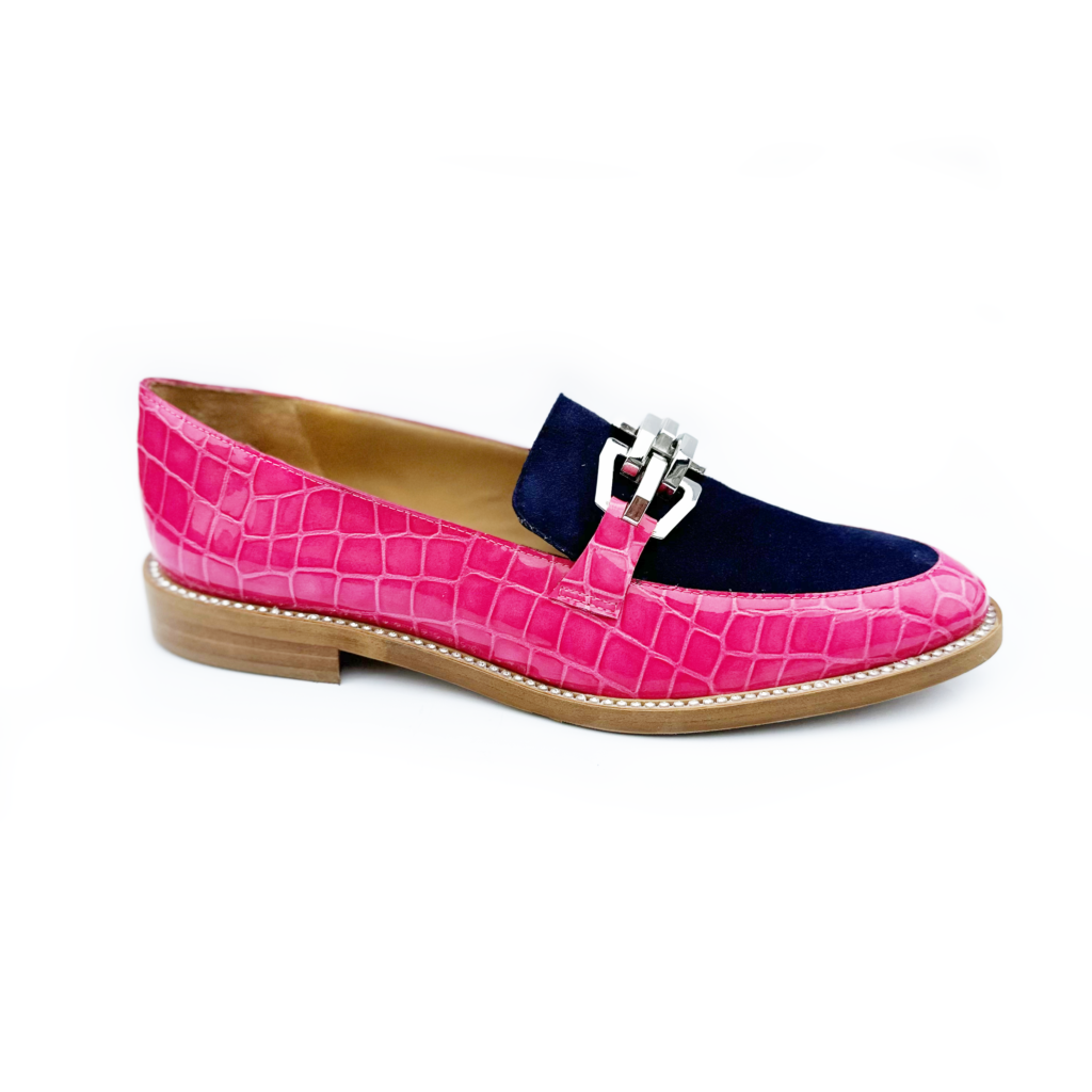 Pink Croc Loafer – Nicola Sexton